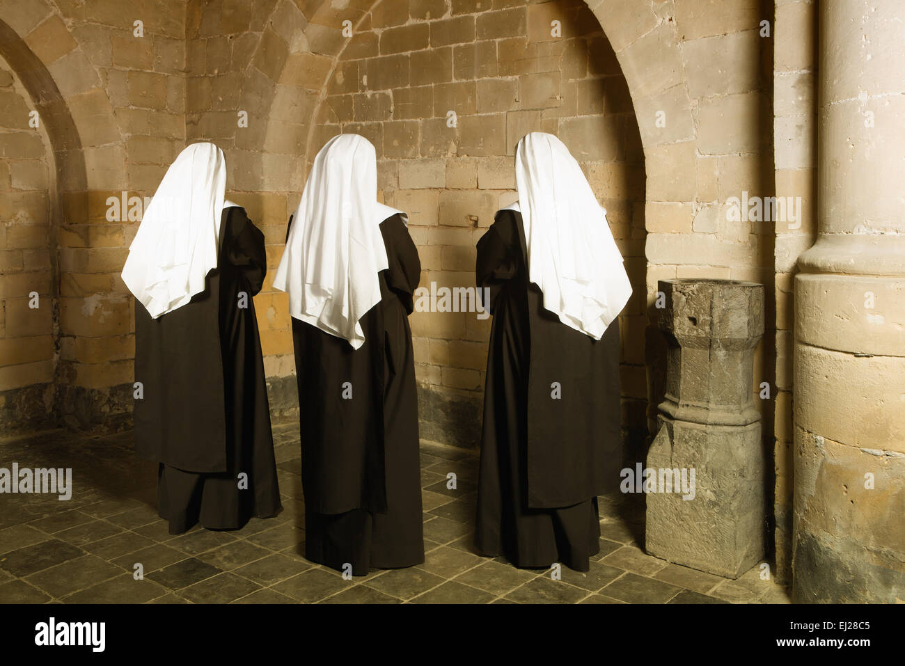 Roman catholic benedictine nun hi-res stock photography and images - Alamy