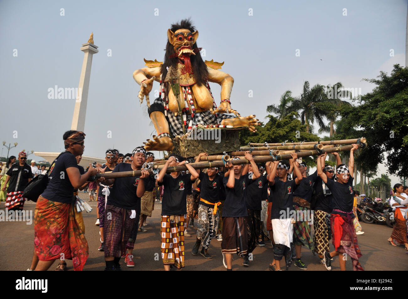 Jakarta, Indonesia. 20th Mar, 2015. Hindus Jakarta held Ogoh-ogoh ...