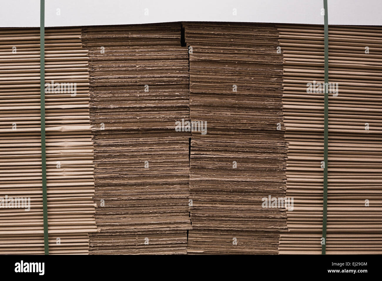 Close up of a stack of cardboard Stock Photo - Alamy