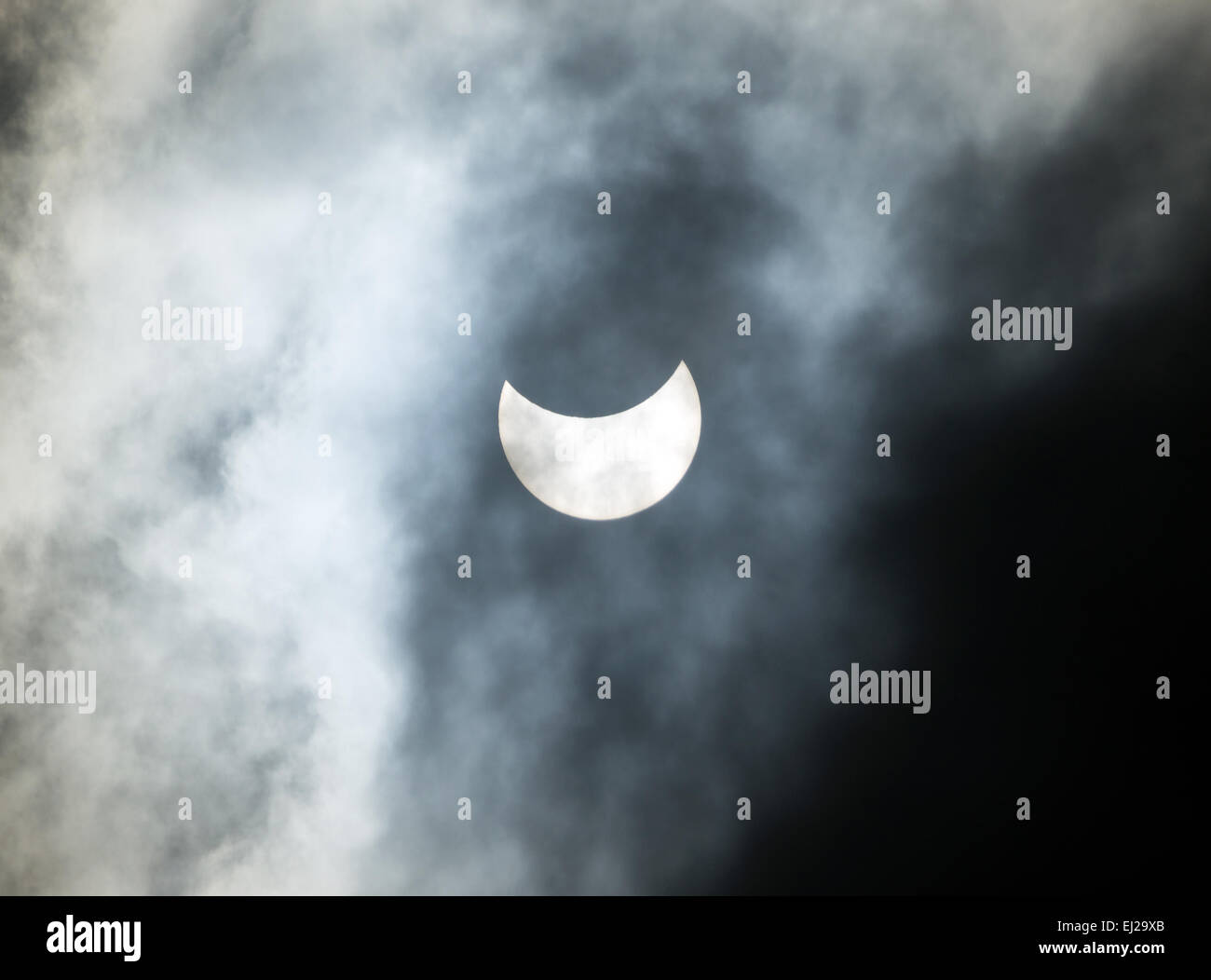 Bulgaria. 20th Mar, 2015. The total solar eclipse on 20 march 2015. The ...