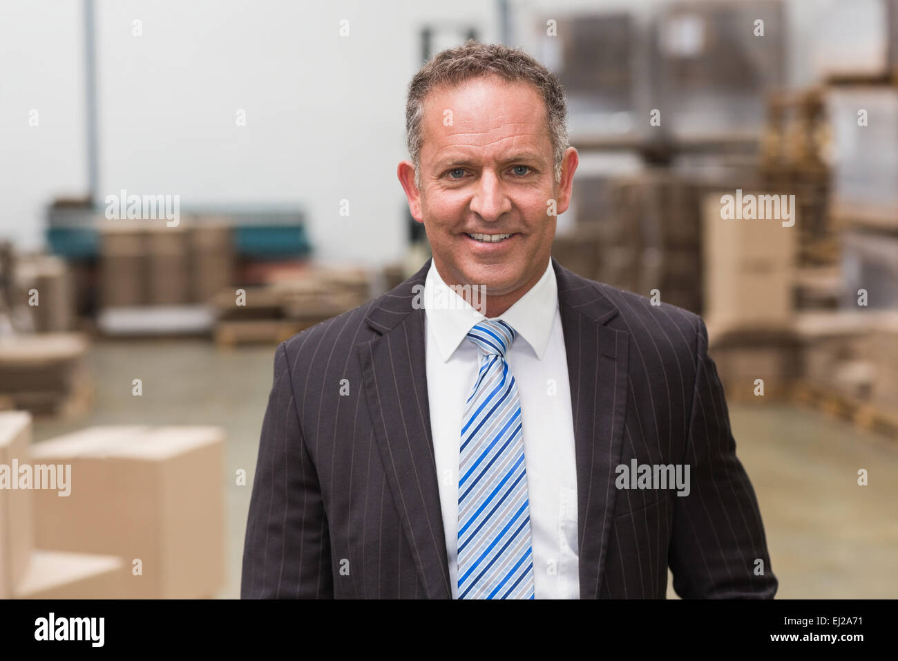 Businessman smiling portrait boss hi-res stock photography and images ...