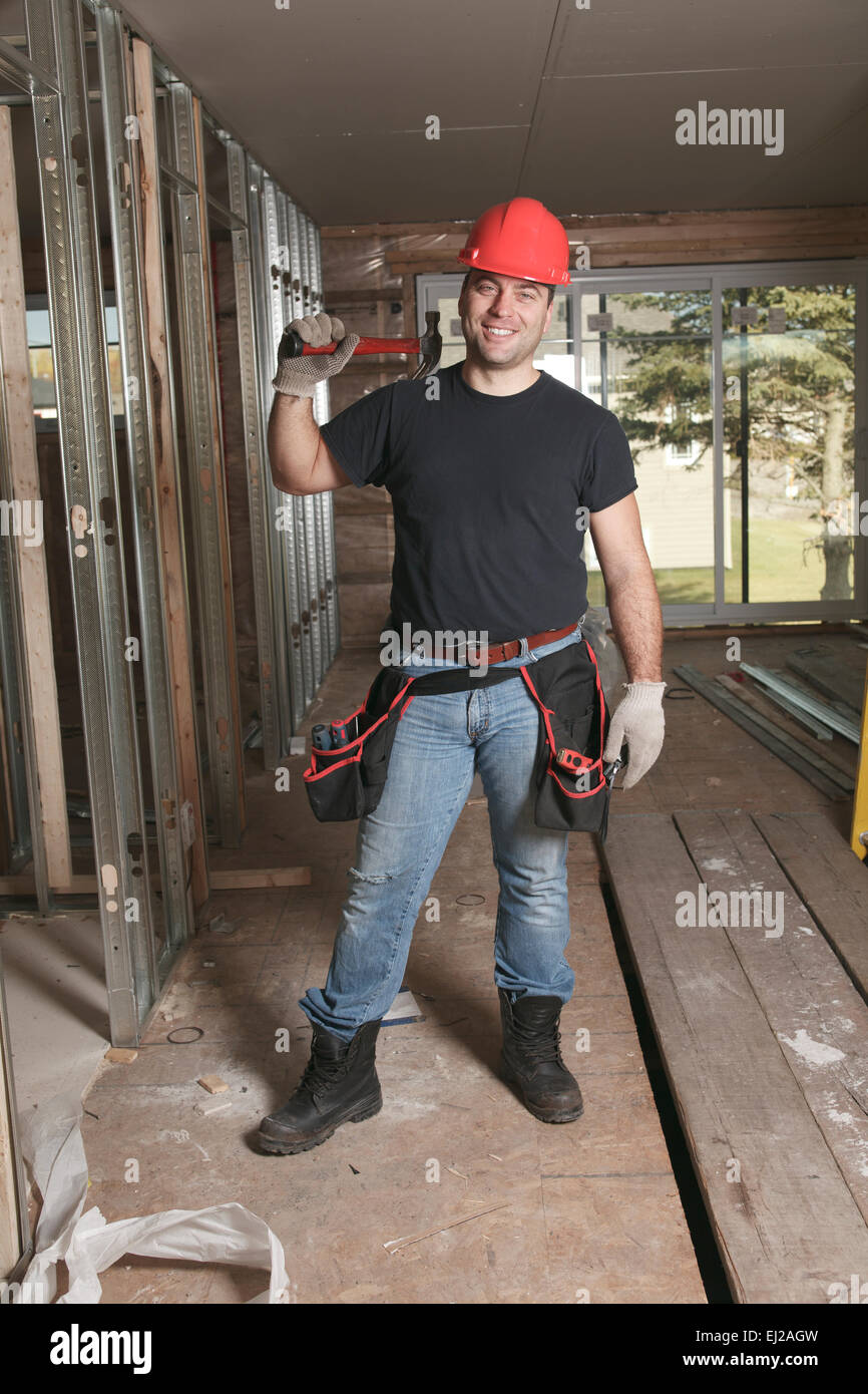 A construction men working Stock Photo - Alamy