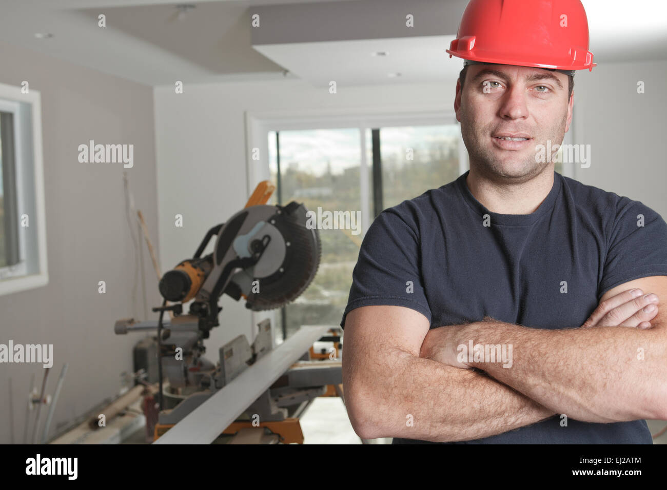A construction men working Stock Photo - Alamy