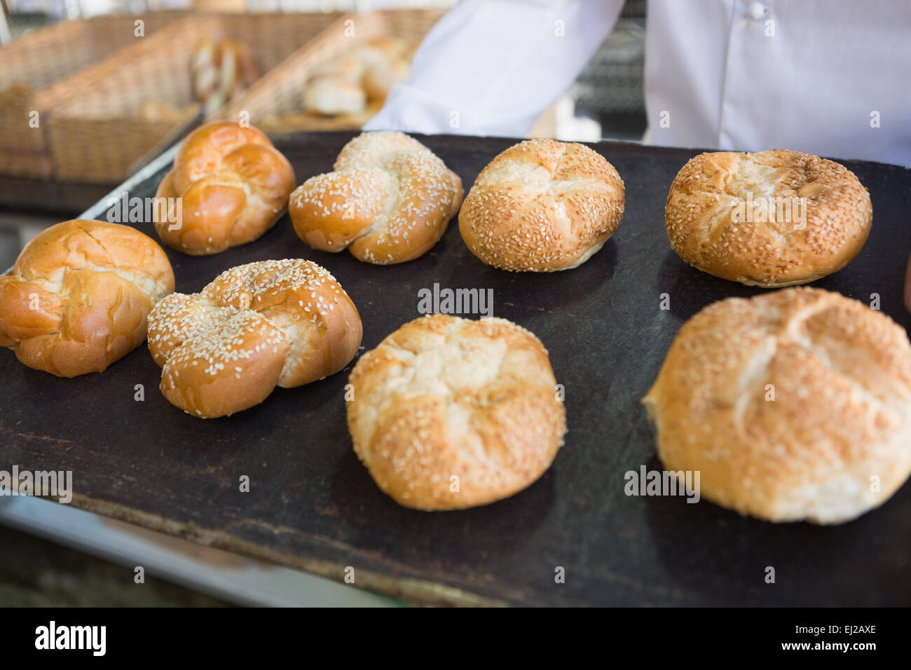 Tray with bread hi-res stock photography and images - Alamy