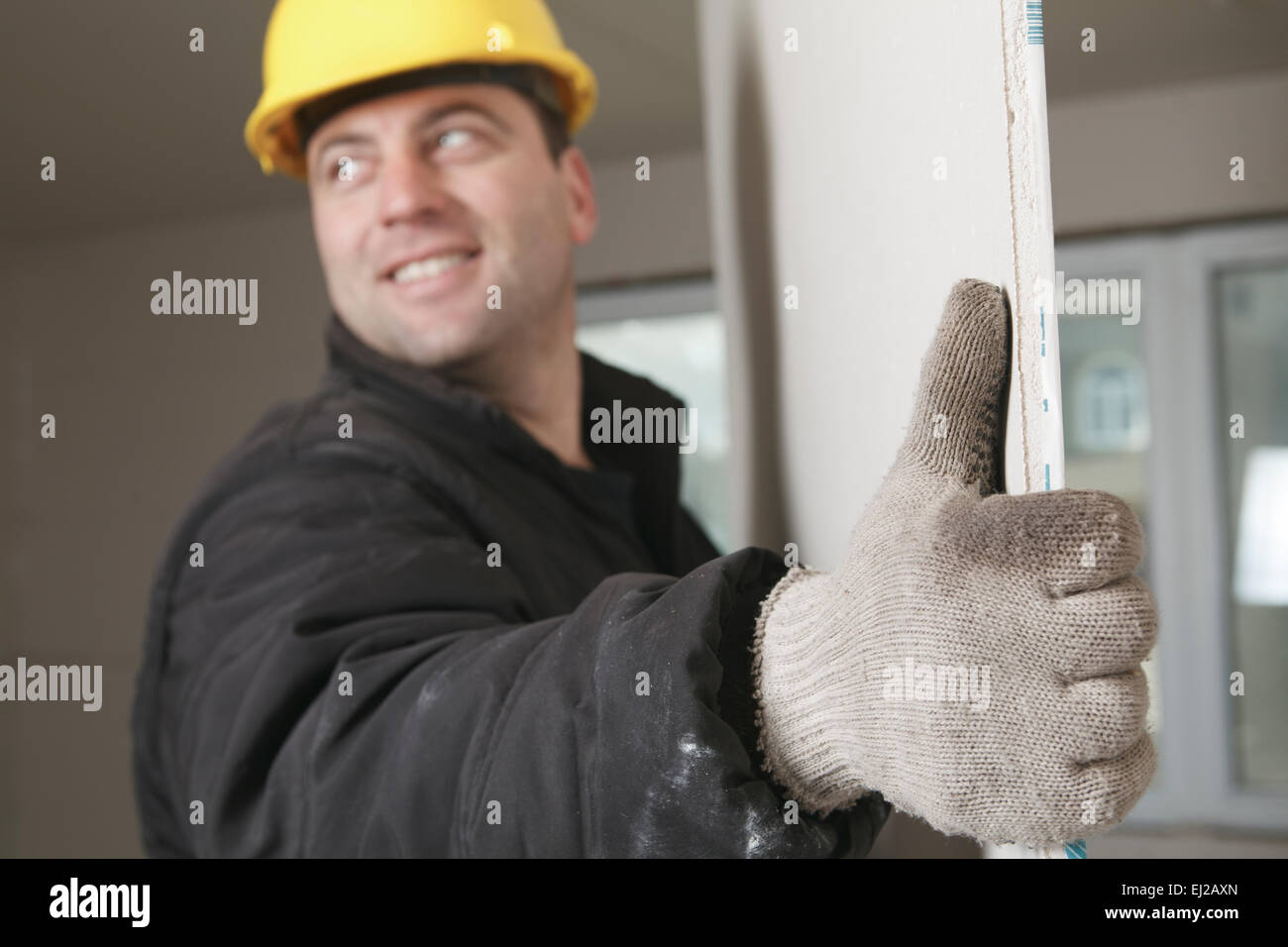 A construction men working outside Stock Photo - Alamy
