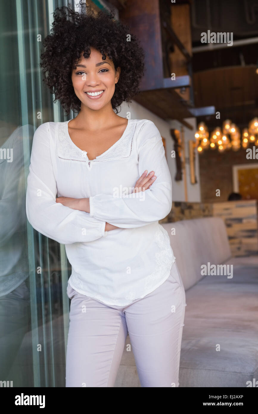 Beautiful female bakery posing hi-res stock photography and images - Alamy