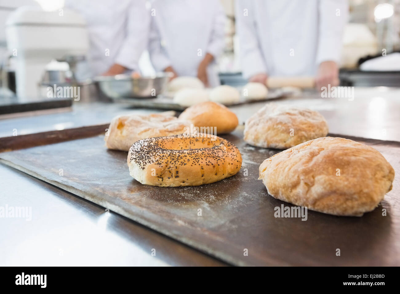 Female baker making bread hi-res stock photography and images - Alamy