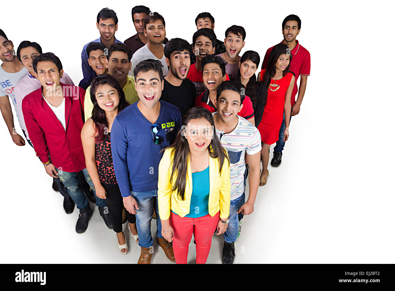 indian College friends Group Crowds Stock Photo - Alamy