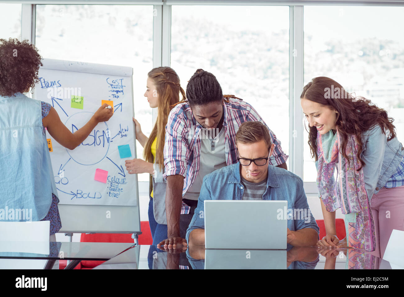 Student presentation computer hi-res stock photography and images - Alamy