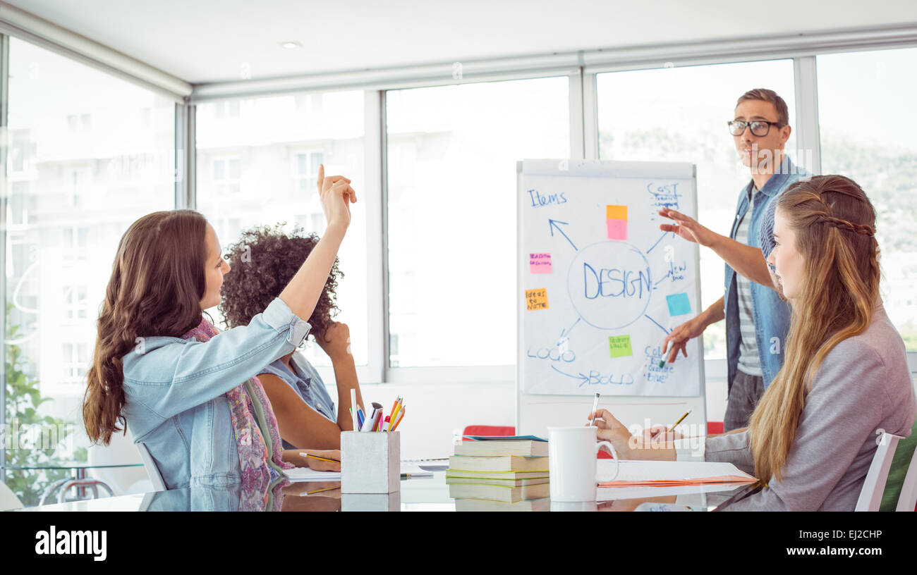 Student asking question class hi-res stock photography and images - Alamy