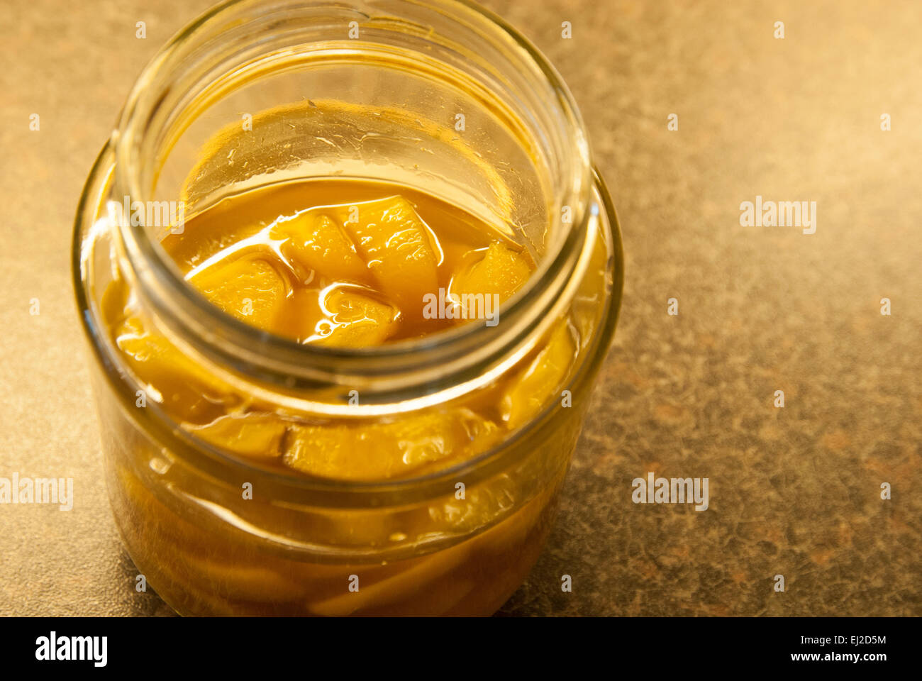 Stem ginger in syrup instructions Stock Photo - Alamy