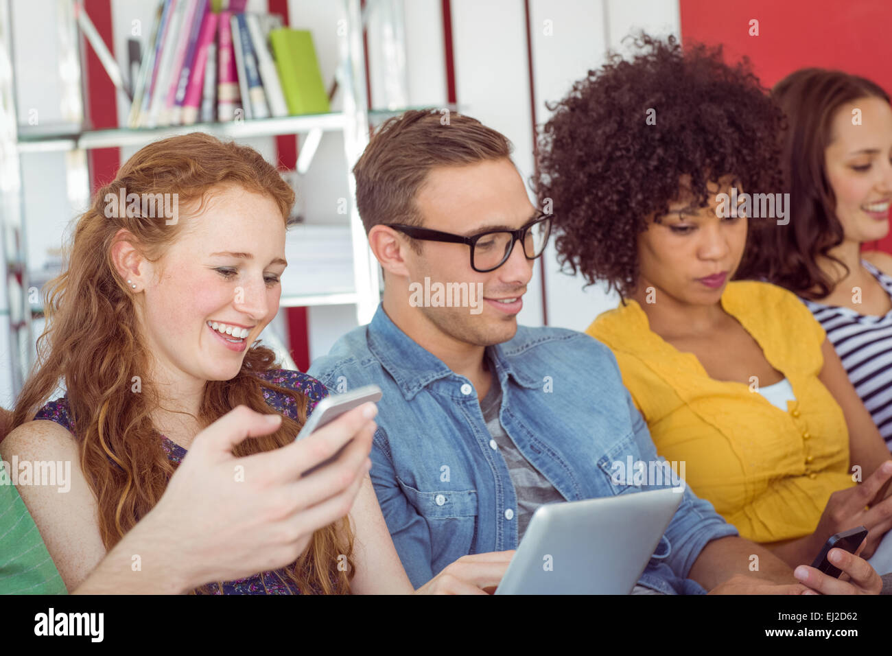 College students chatting classroom hi-res stock photography and images ...