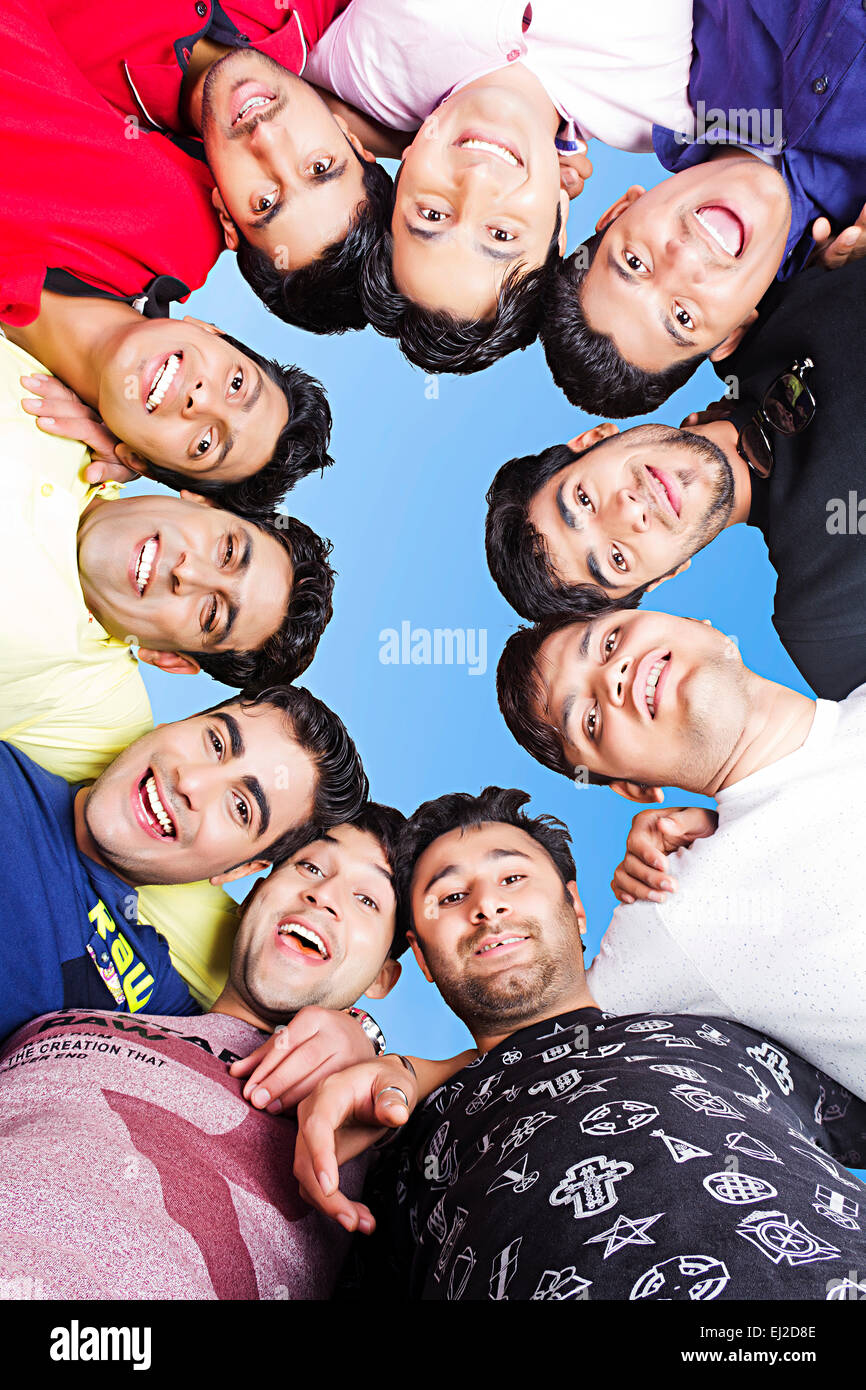 Indian college friends group enjoy hi-res stock photography and images - Alamy