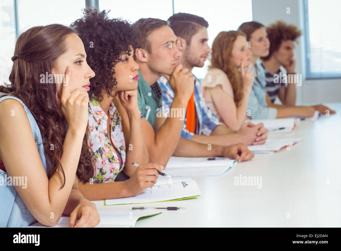 Attentive in class hi-res stock photography and images - Alamy