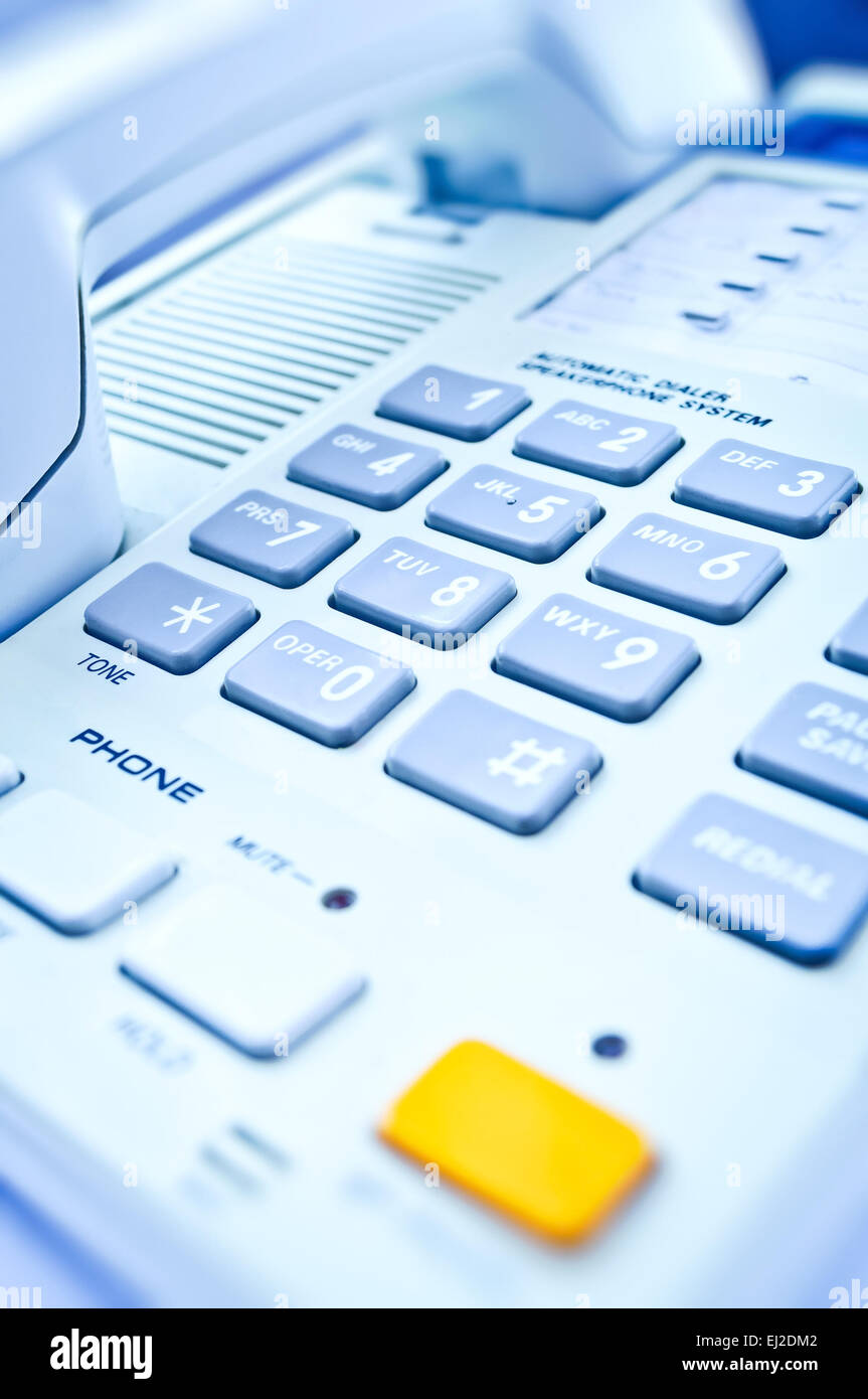 Telephone keypad blue desktop hi-res stock photography and images - Alamy