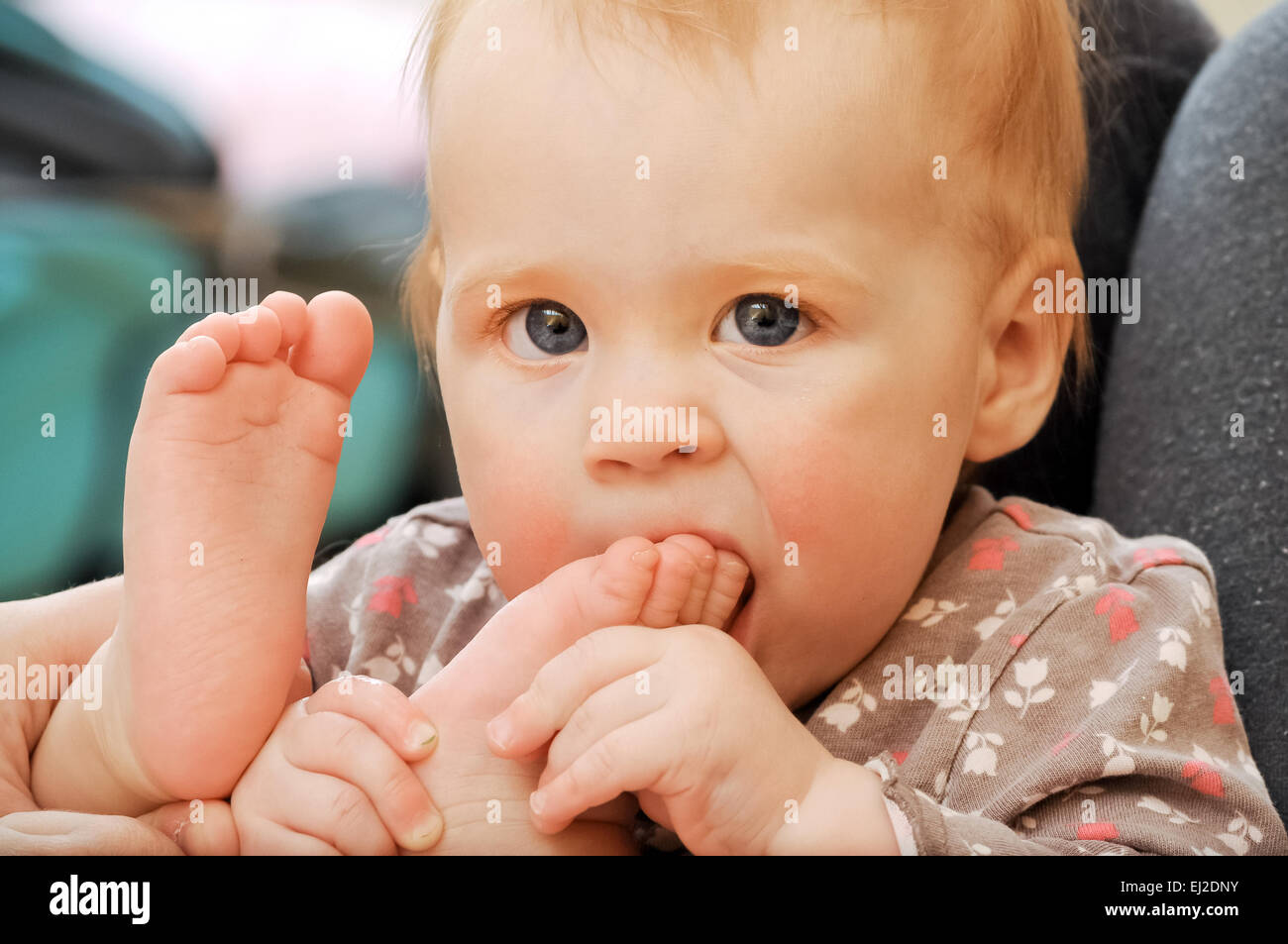 Baby infant girl hi-res stock photography and images - Alamy