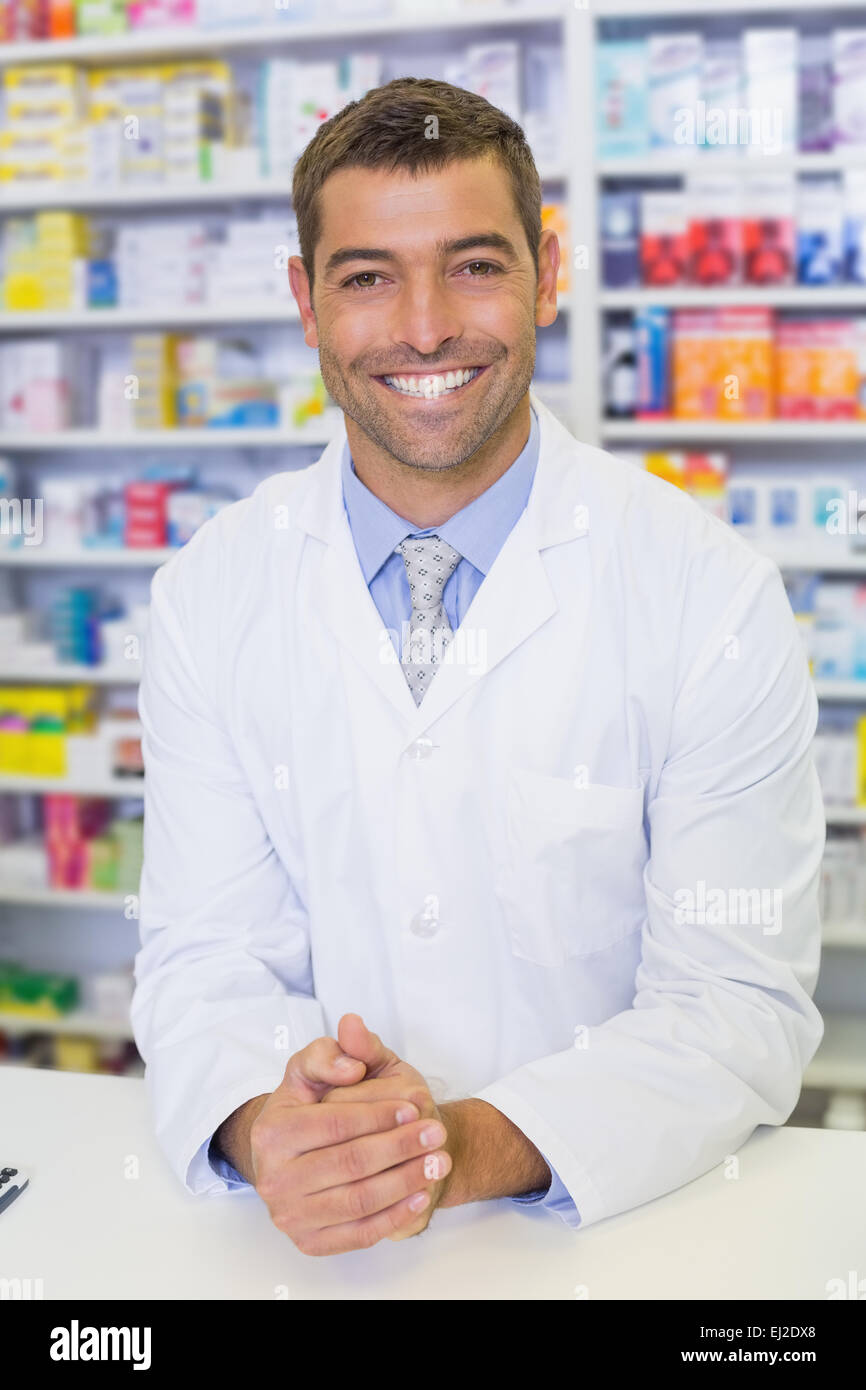 Pharmacist at her desk hi-res stock photography and images - Alamy