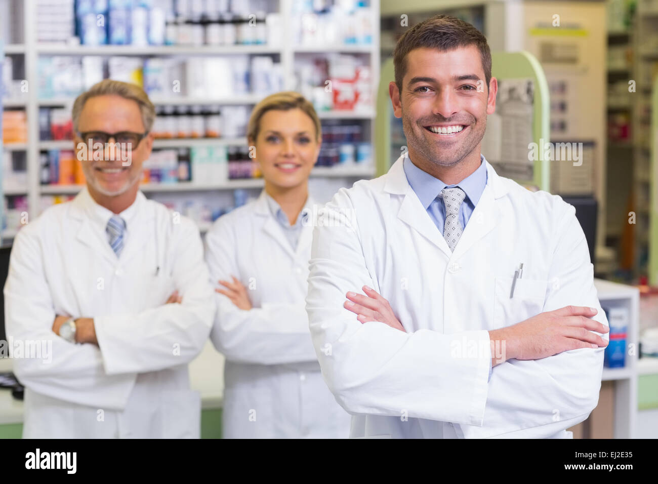 Portrait mature female pharmacists hi-res stock photography and images ...