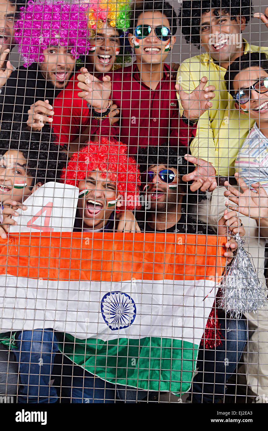 Indian crowd cricket stadium hi-res stock photography and images - Alamy