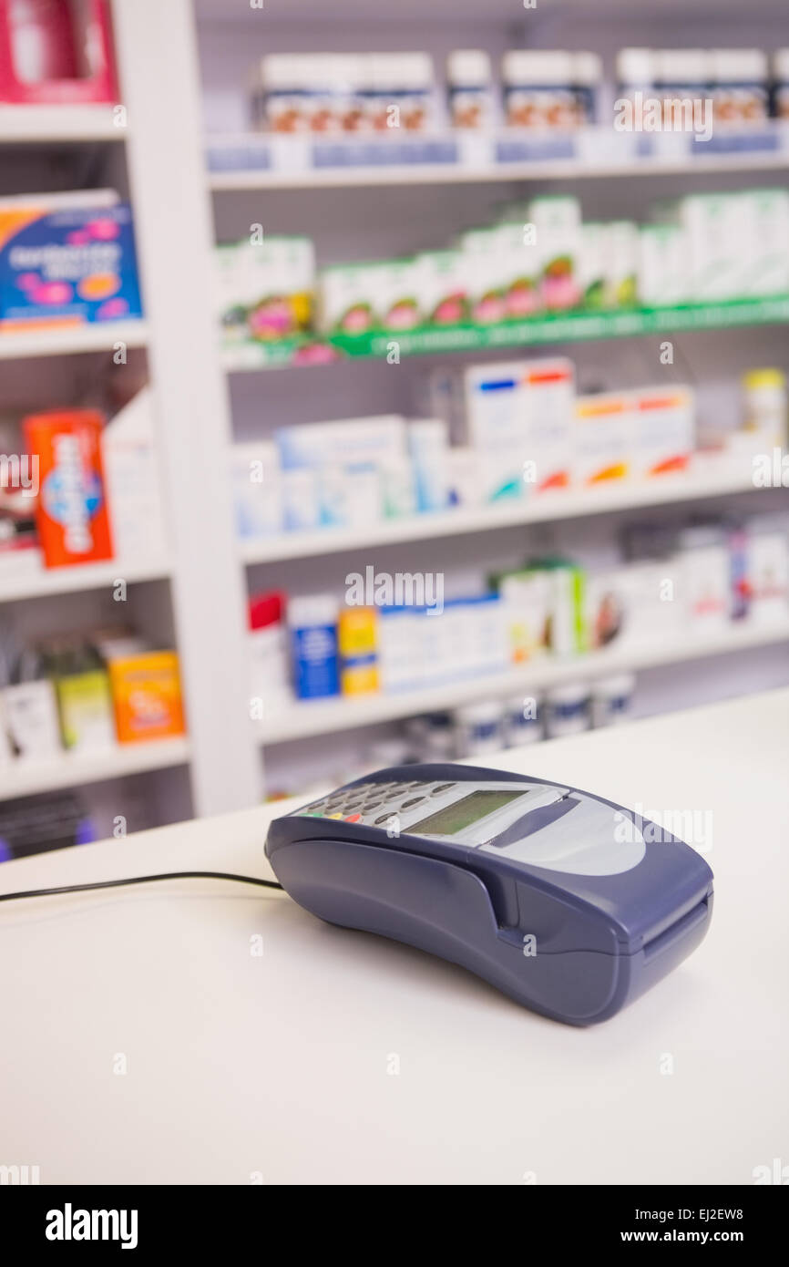 Close up of a keypad on the counter Stock Photo - Alamy