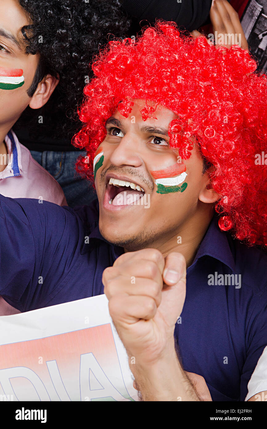 indian Cricket Spectators Group Crowds Stock Photo - Alamy