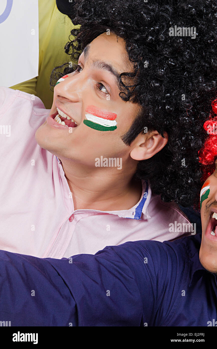 indian Cricket Spectators Group Crowds Stock Photo - Alamy