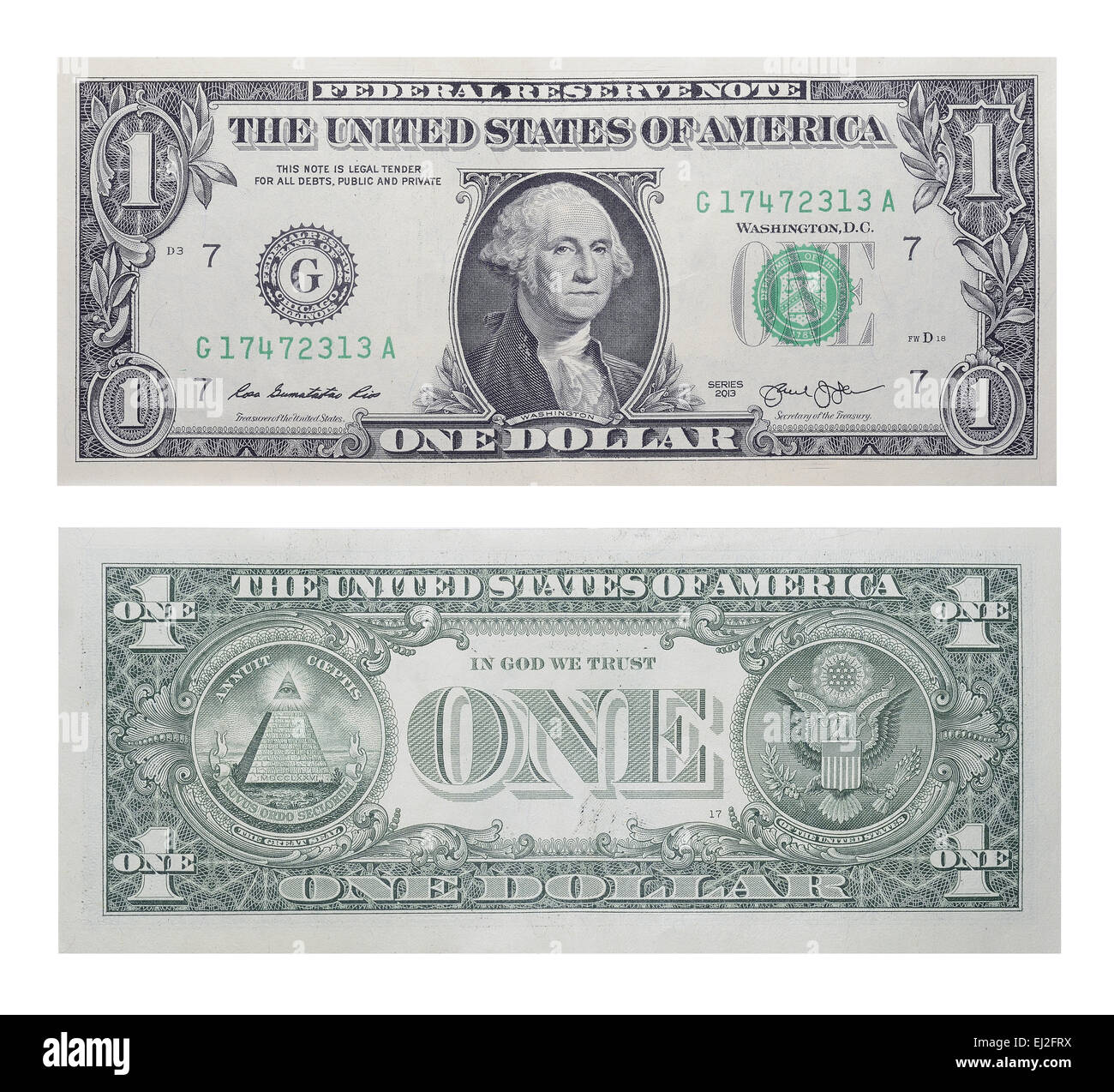 U s 1 dollar bill hi-res stock photography and images - Alamy