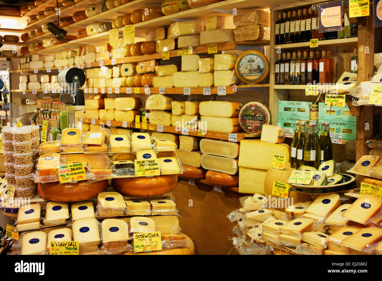 Cheese shop in Amsterdam, Holland Stock Photo - Alamy