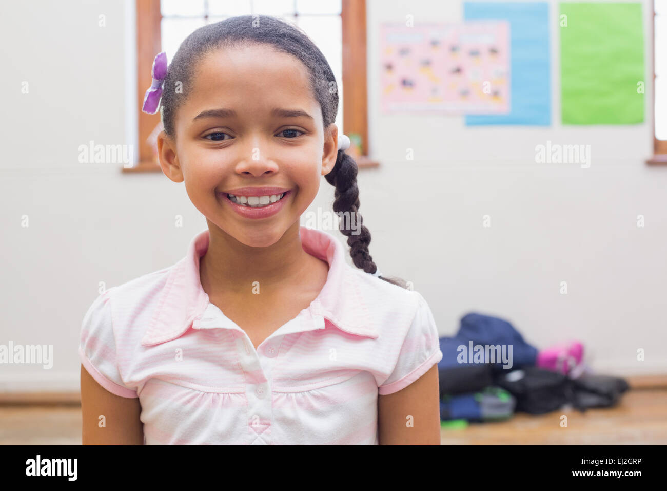Smiling pupil in classroom Stock Photo - Alamy Smiling pupil in classroom Stock Photo - Alamy