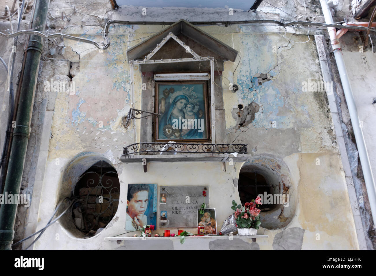 Small catholic street shrine in hi-res stock photography and images - Alamy