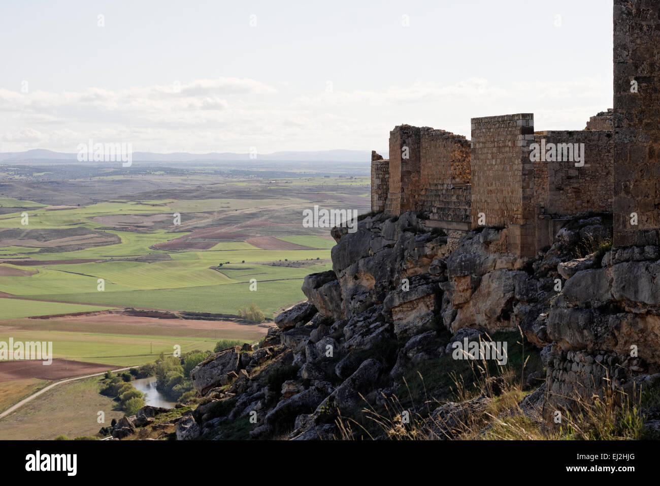 Castle of Gormaz, Soria, Spain Stock Photo - Alamy