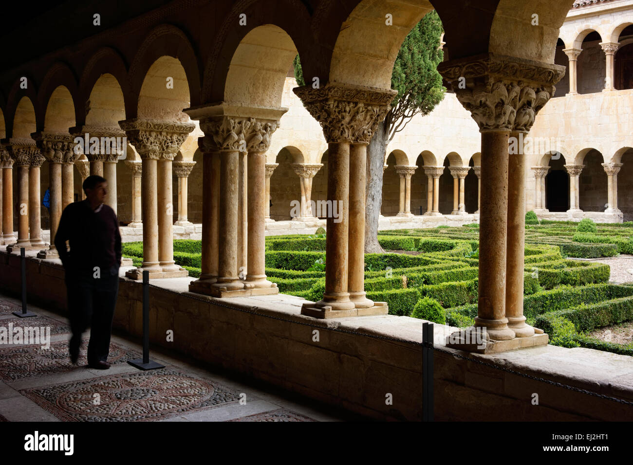 The interior of The Silos Abbey, Spain Stock Photo - Alamy