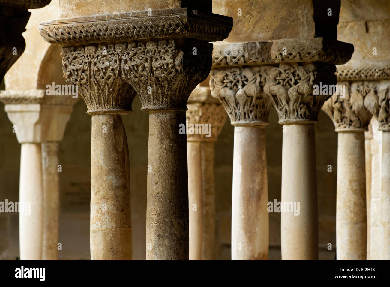 The interior of The Silos Abbey, Spain Stock Photo - Alamy
