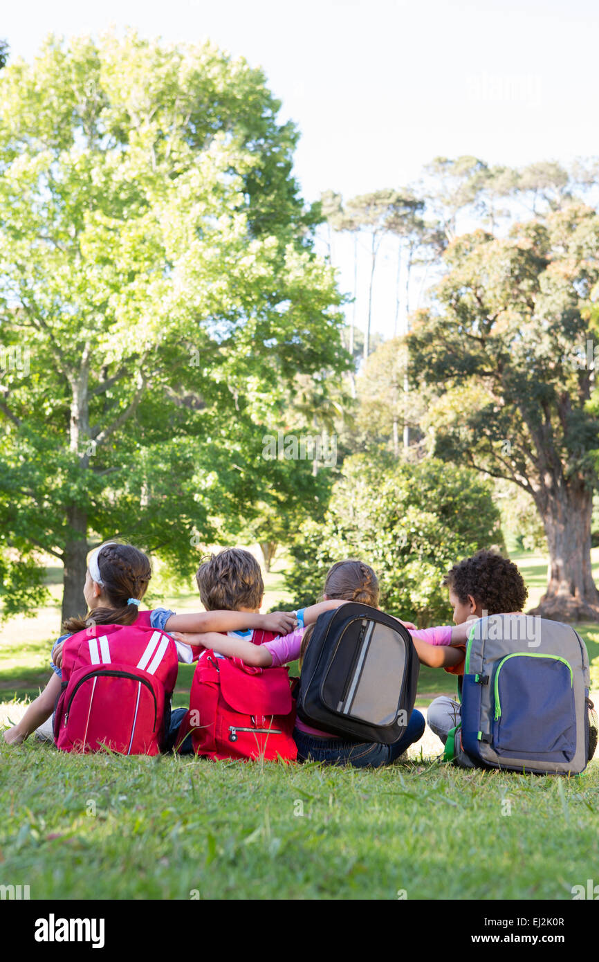 Male school bag arm hi-res stock photography and images - Alamy