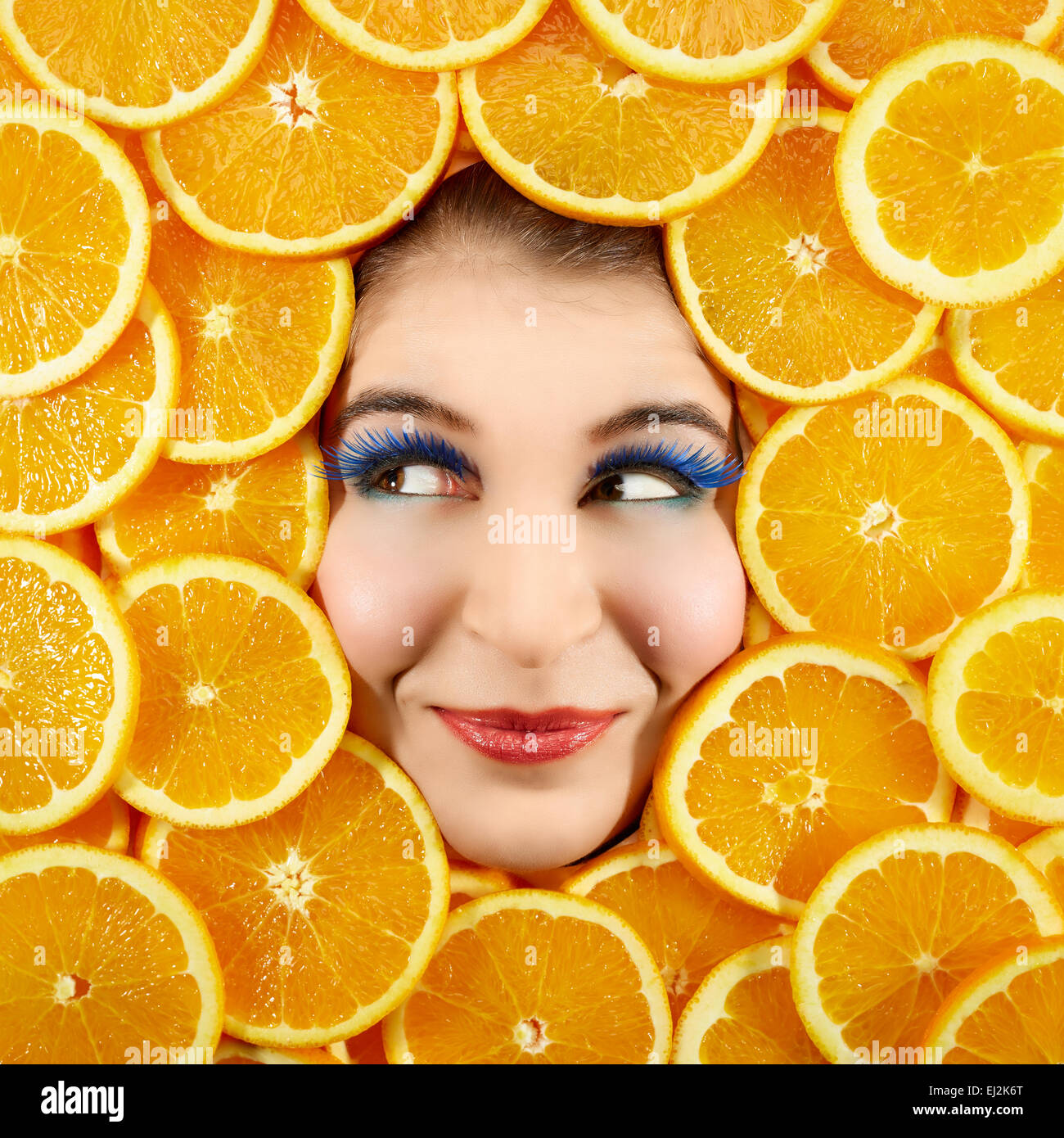 face of beautiful woman Stock Photo - Alamy