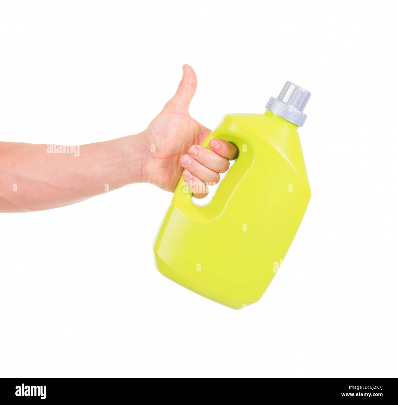 A yellow Detergent Bottle Stock Photo - Alamy