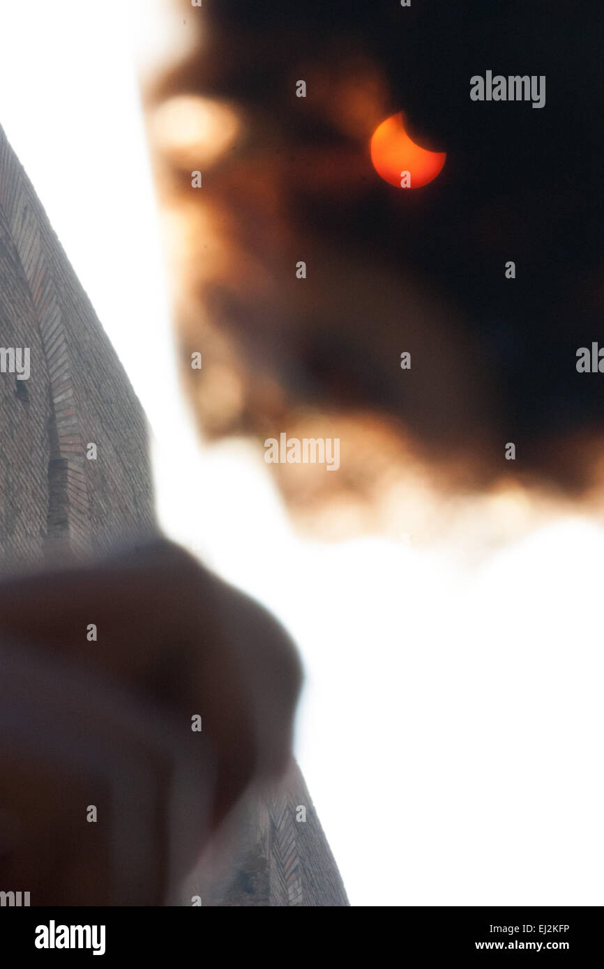 Moon in almost total hi-res stock photography and images - Alamy