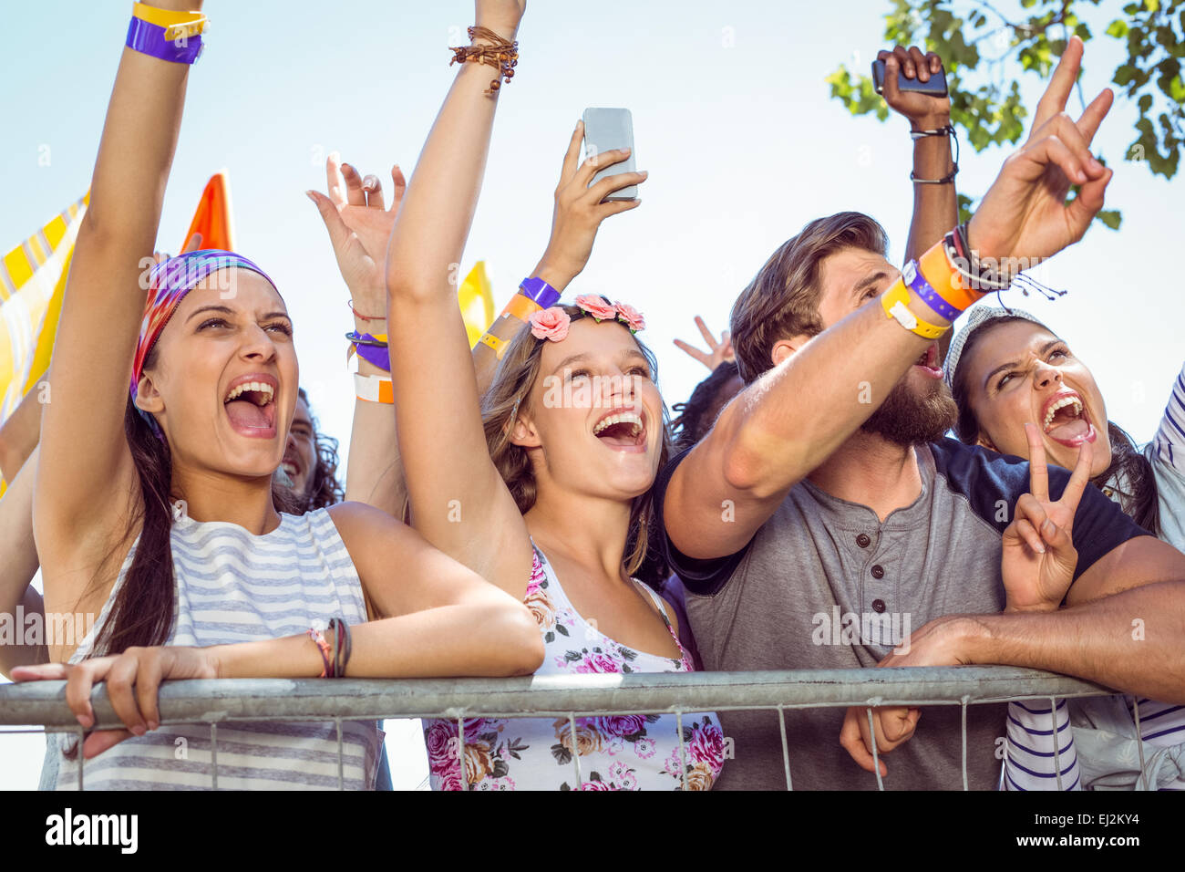 Excited young male fans hi-res stock photography and images - Alamy