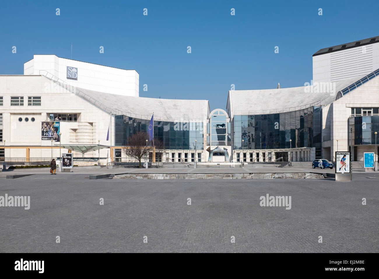 Slovank National Theatre, Pribinova ulica, Bratislava Stock Photo - Alamy