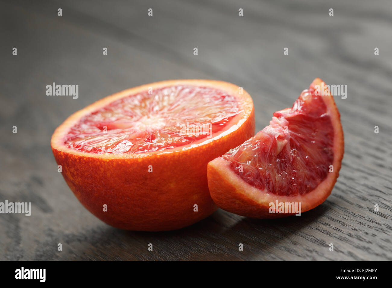 Slice red orange citrus segment hi-res stock photography and images - Alamy