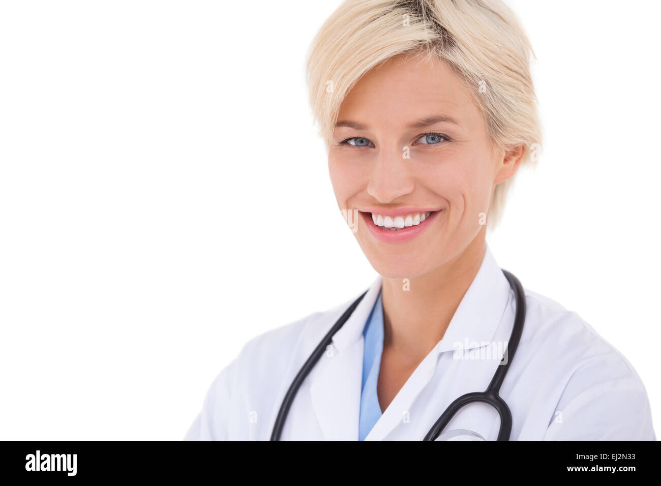 Pretty female blonde doctor nurse hi-res stock photography and images ...