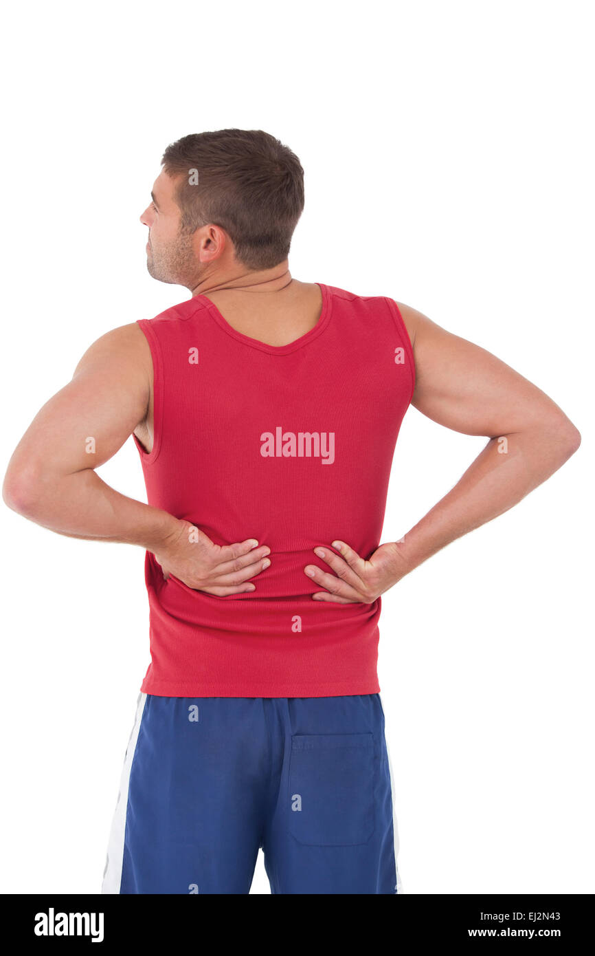 Man fit back hi-res stock photography and images - Alamy