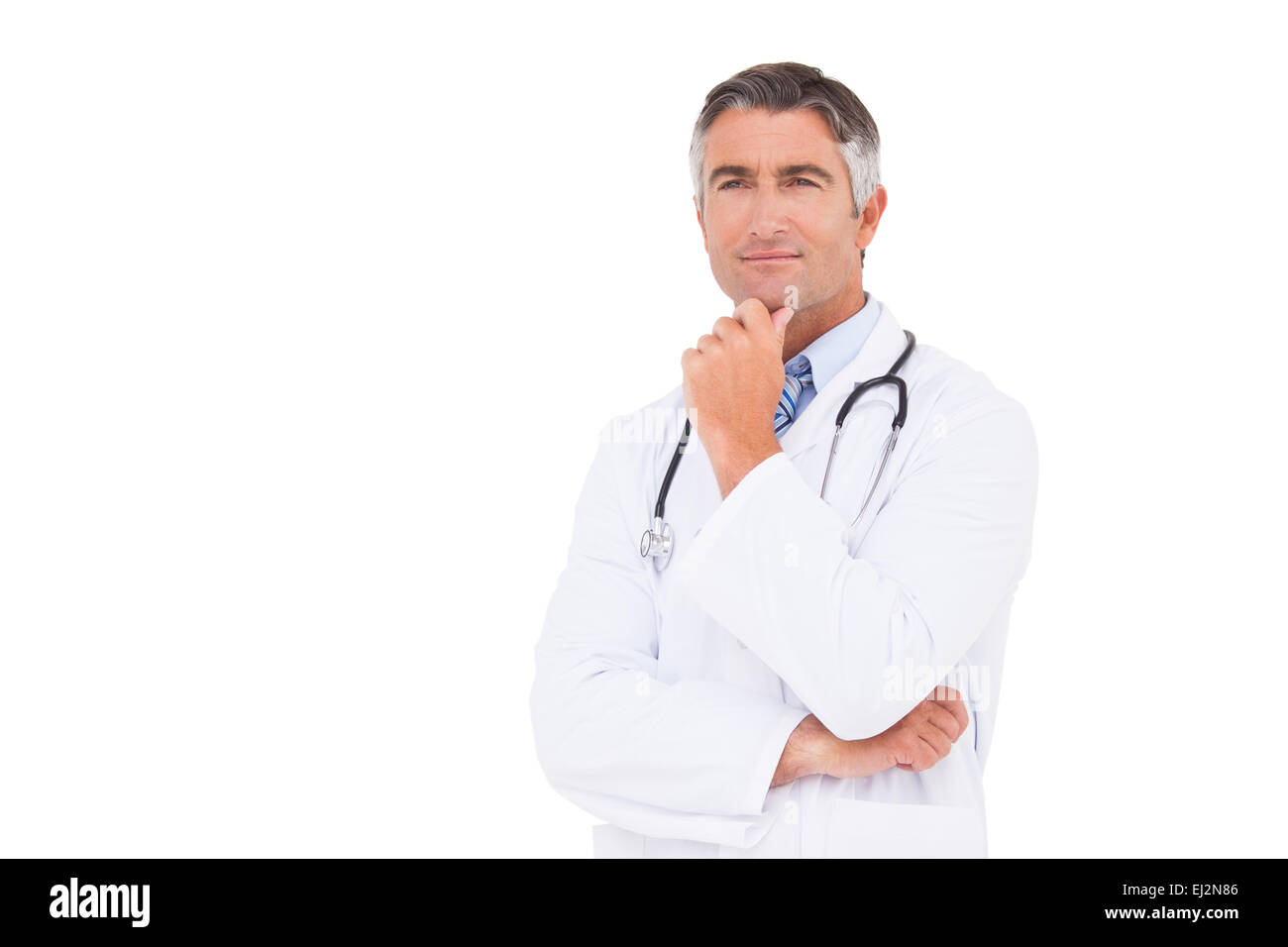 Doctor thinking hi-res stock photography and images - Alamy