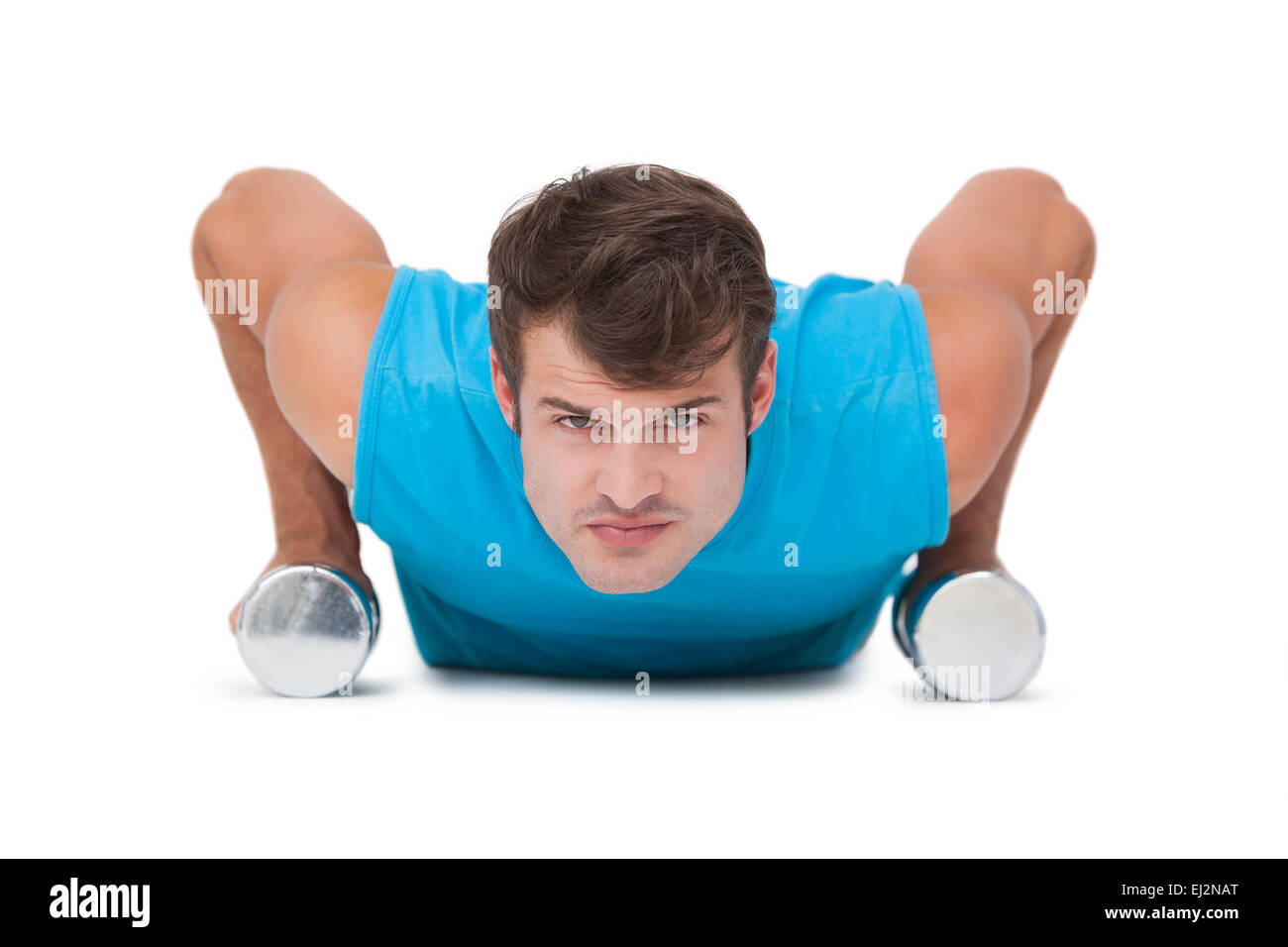 Fit black man doing Cut Out Stock Images & Pictures - Alamy