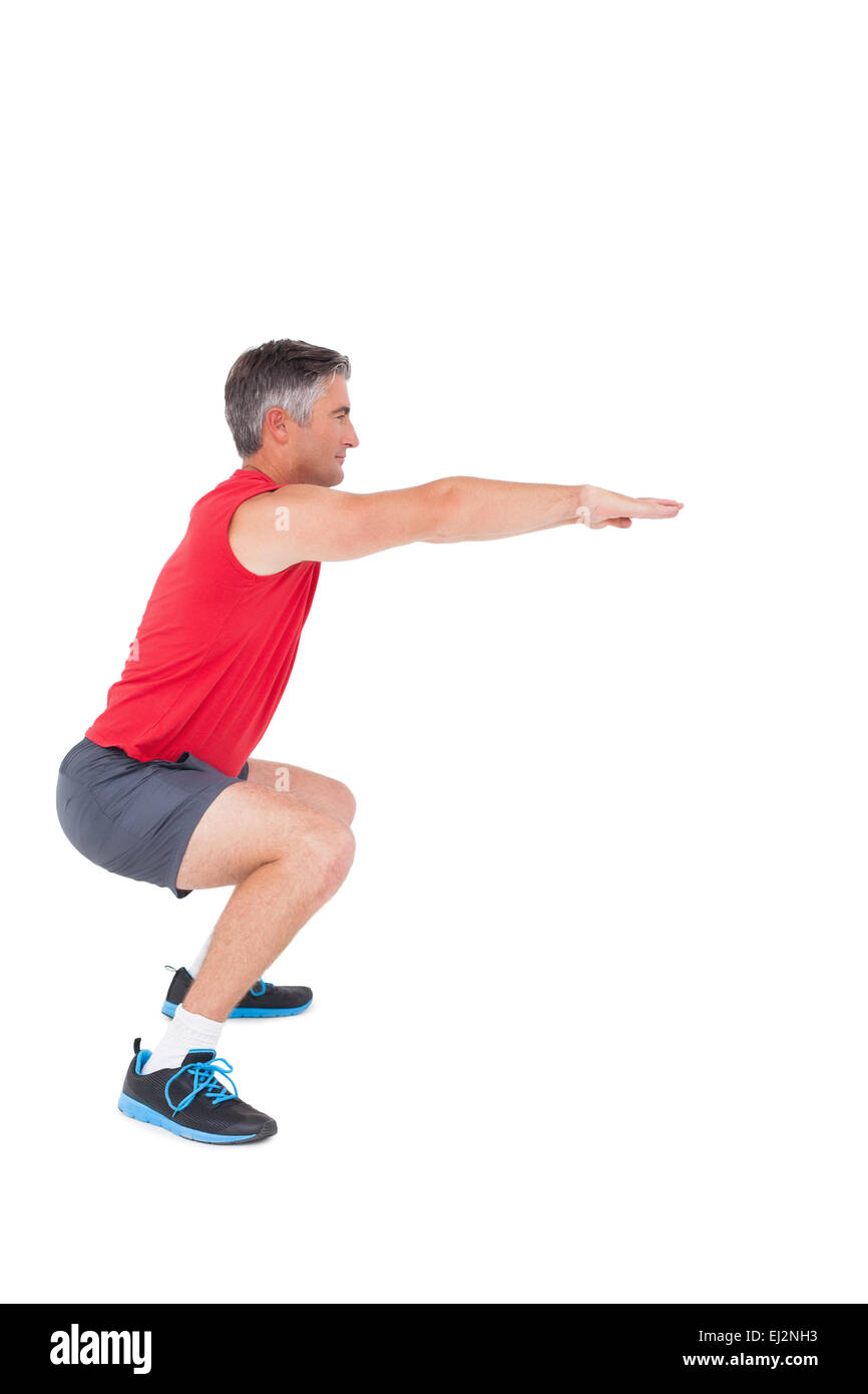 Squat Cut Out Stock Images & Pictures - Alamy