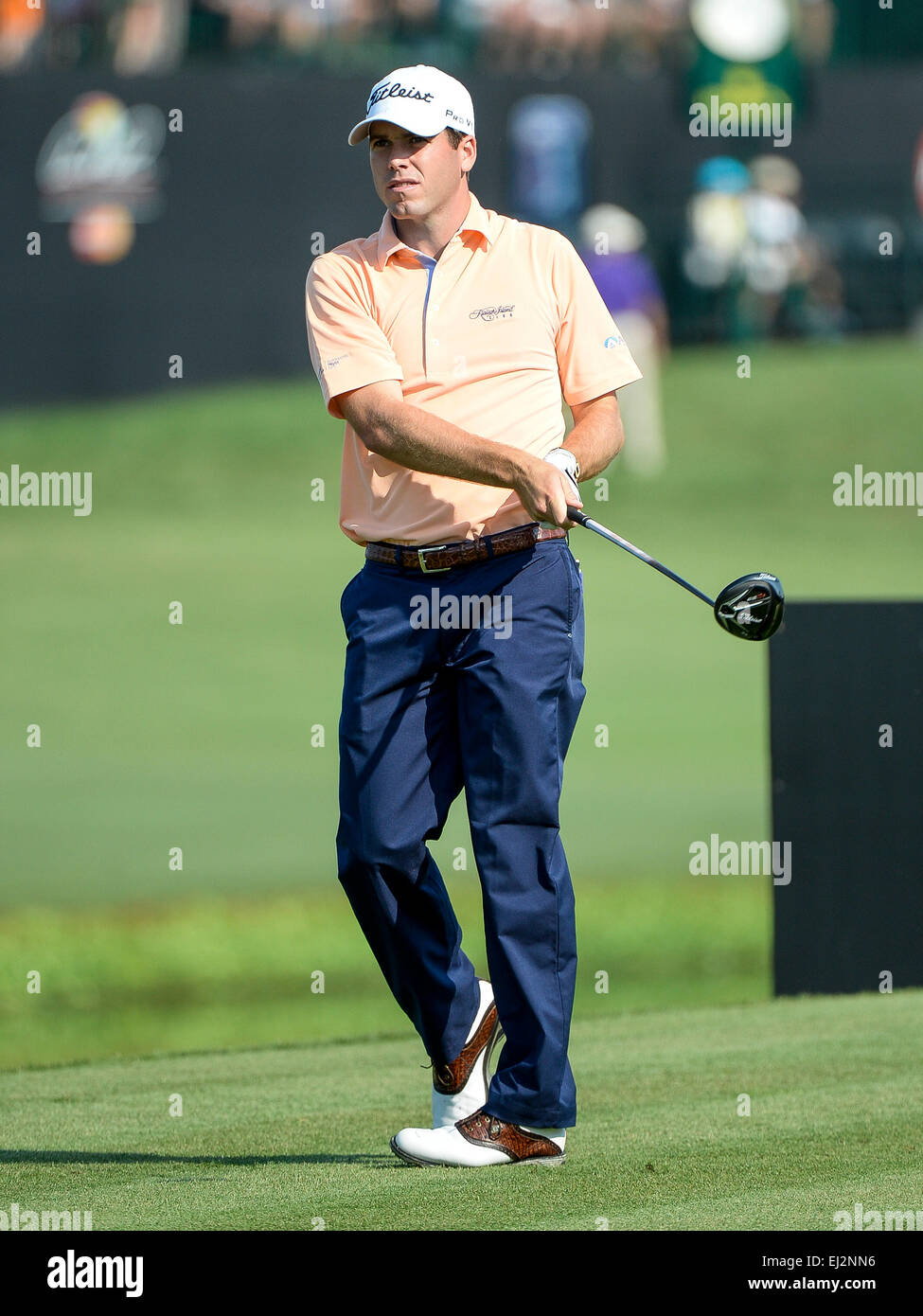 Orlando, FL, USA. 20th Mar, 2015. Ben Martin on the 16th tee during ...
