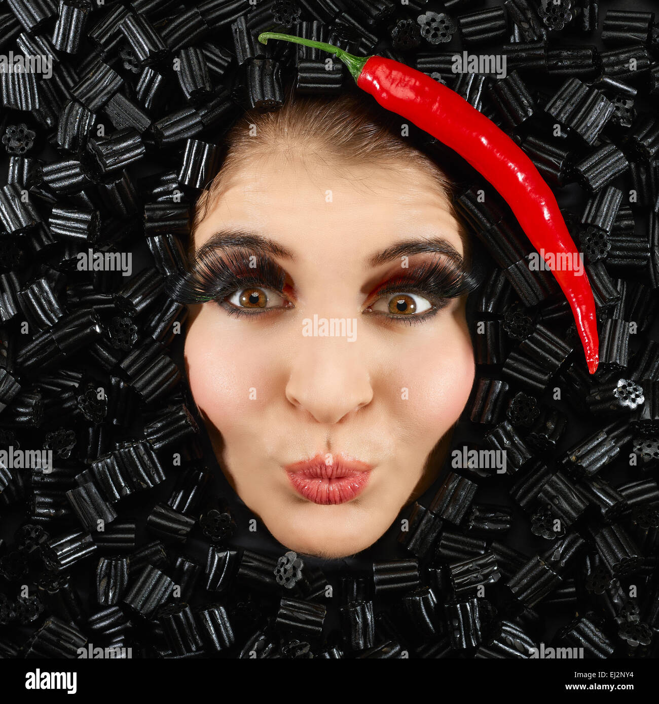 Chili smile hi-res stock photography and images - Alamy