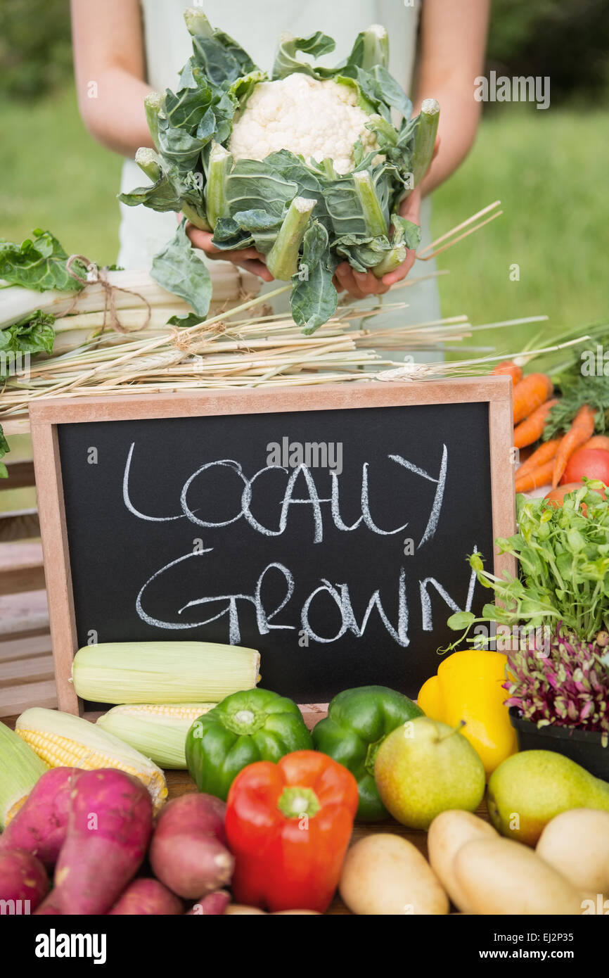 Vegetables with sign organic hi-res stock photography and images - Alamy