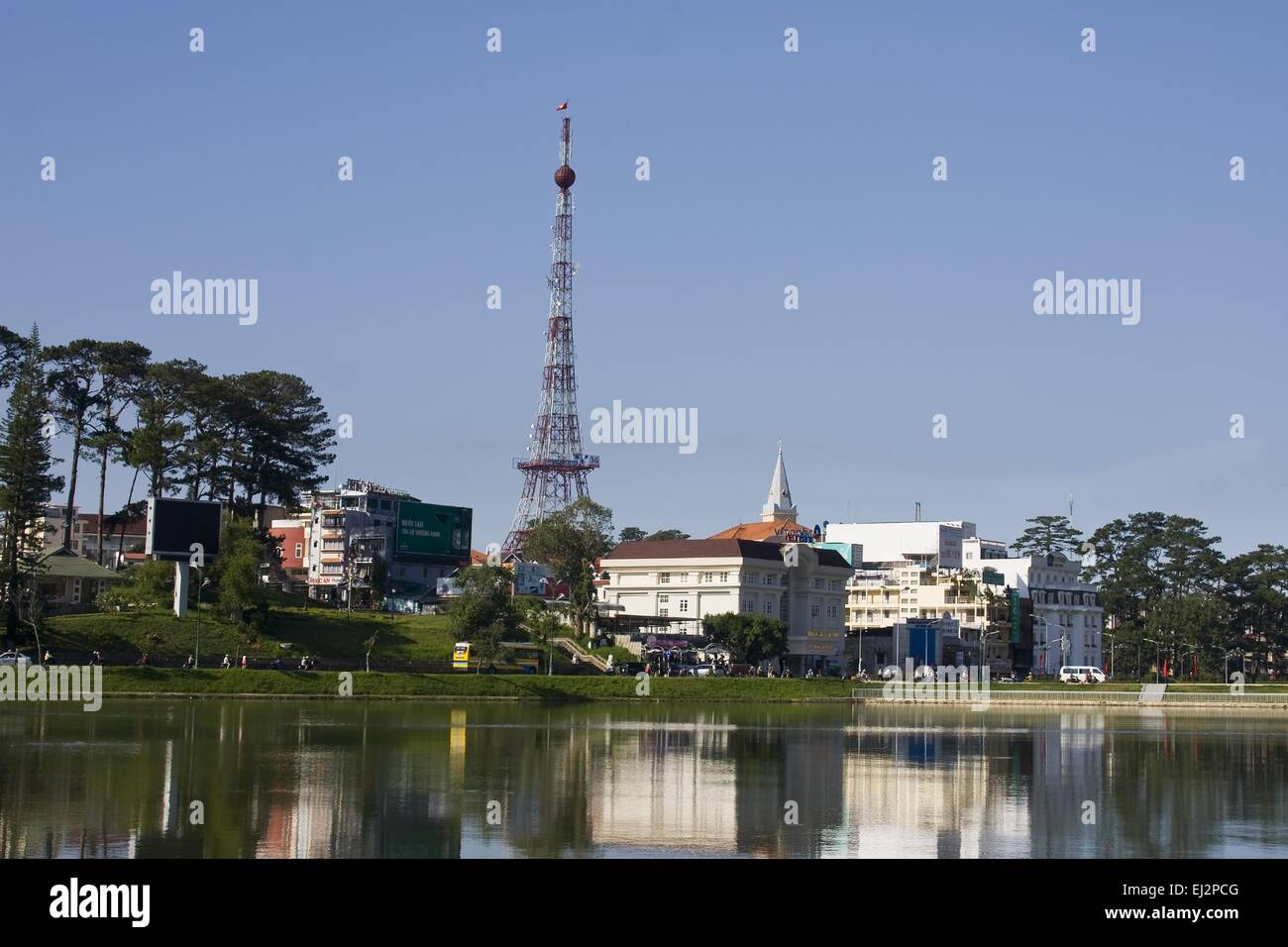 View of Dalat , Dalat, Central Highlands, Vietnam, Asia Stock Photo - Alamy