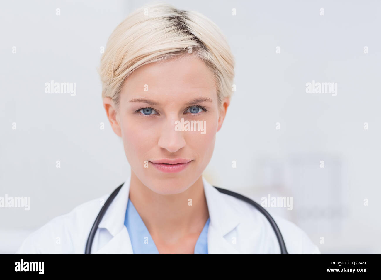 Portrait of confident female doctor Stock Photo - Alamy